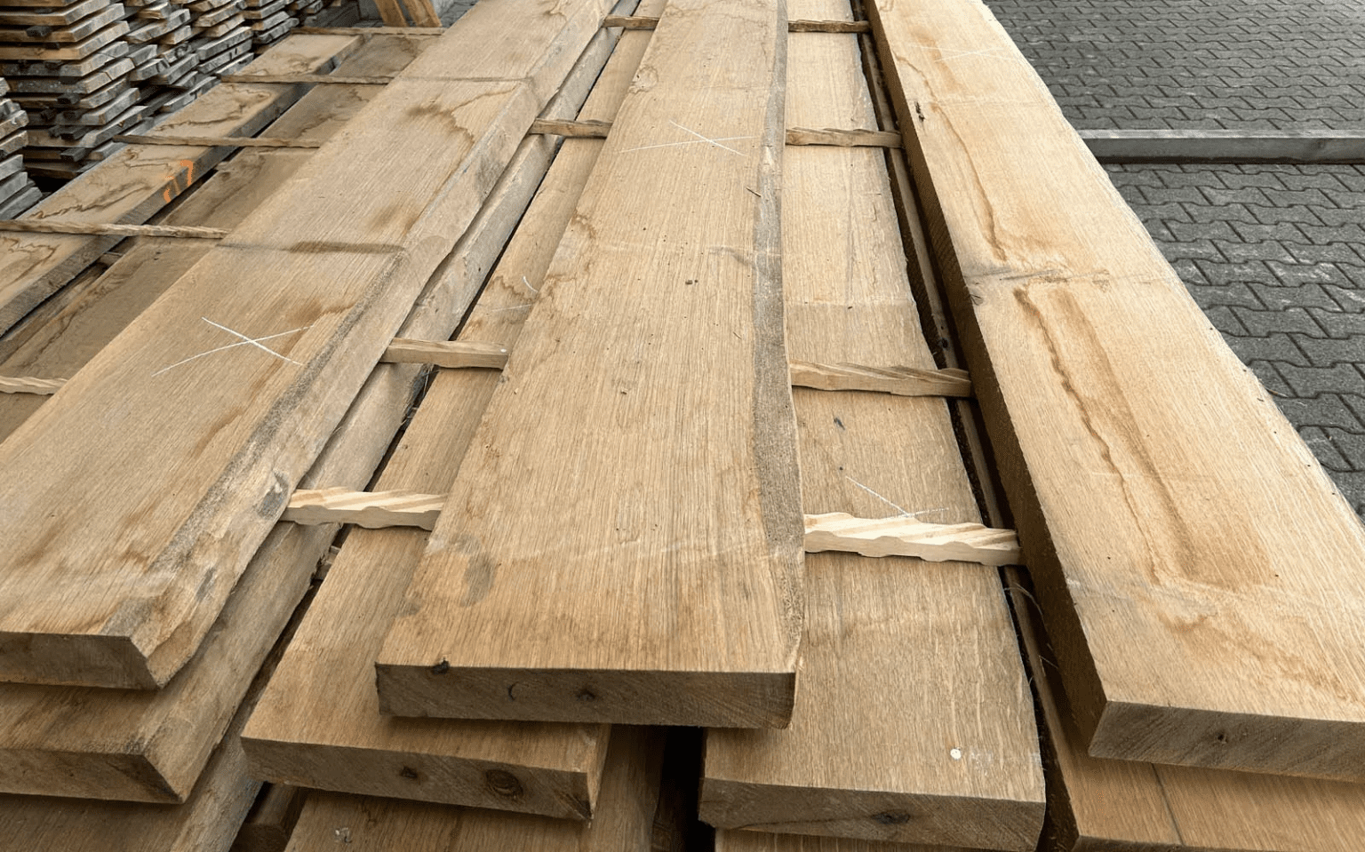 Custom Oak Trailer Decking - Timber Works